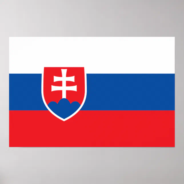 Slovakia – Slovak Flag Poster | Zazzle
