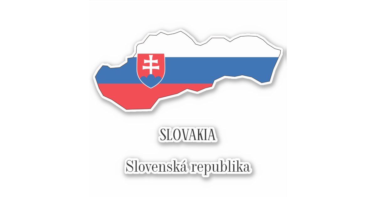 Slovenia Flag Charming Patriotic Map Sticker | Zazzle