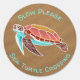 Slow Down Beach Life Sea Turtle Crossing Sign | Zazzle