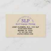 SLP custom business cards | Zazzle