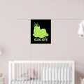 Slug Life Funny Green Slug Pun Dark BG Poster | Zazzle