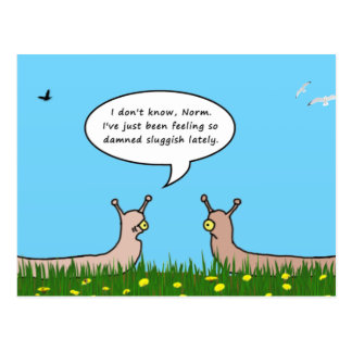 Funny Slug Cartoon Cards | Zazzle