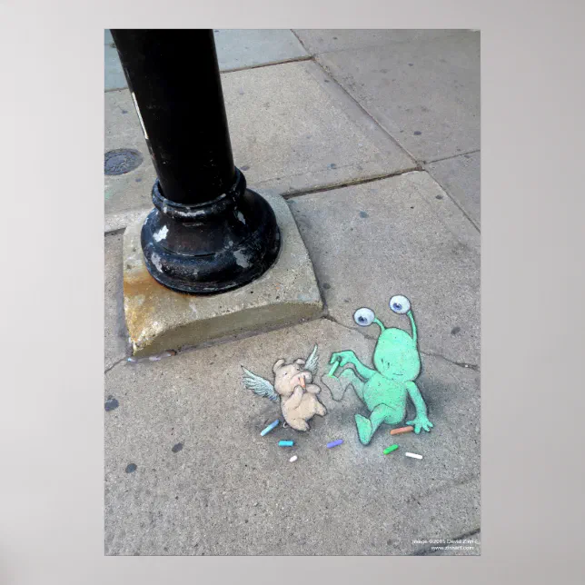 Sluggo Draws Himself Poster | Zazzle