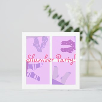 Slumber party invitation | Zazzle