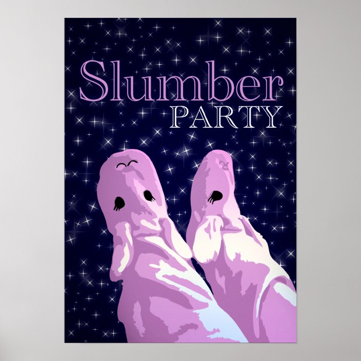 slumber party nightshine poster | Zazzle.com