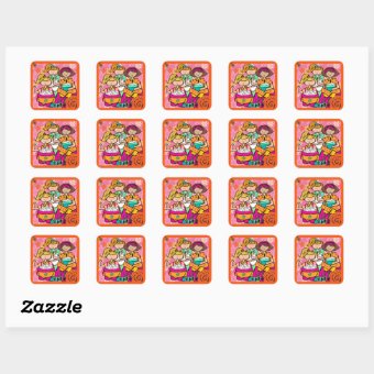Slumber Party Stickers | Zazzle