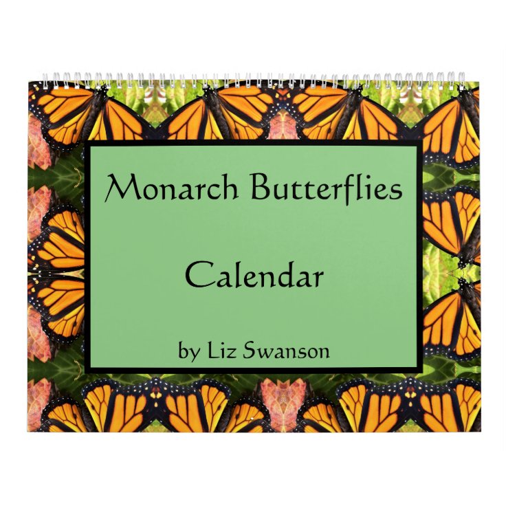 Sm, Med, Lg Calendar - Monarch Butterflies *** | Zazzle