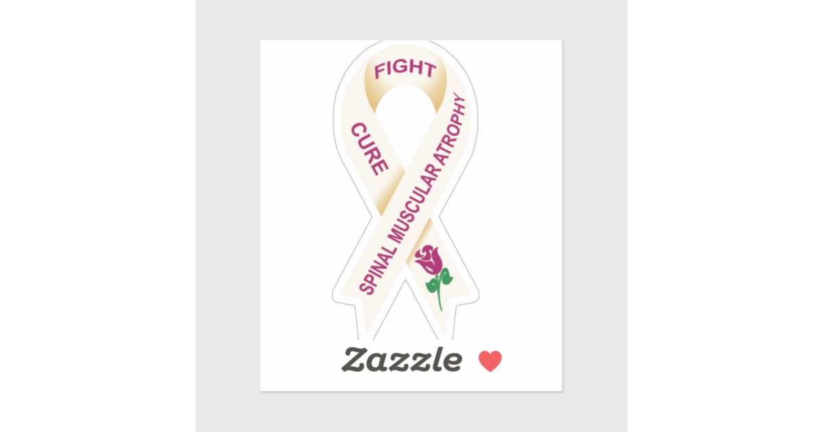 SMA Awareness Ribbon Sticker | Zazzle