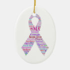 BELIEVE SMA AWARENESS RIBBON ORNAMENT | Zazzle.com