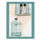 Blue Shutters Postcard | Zazzle.com