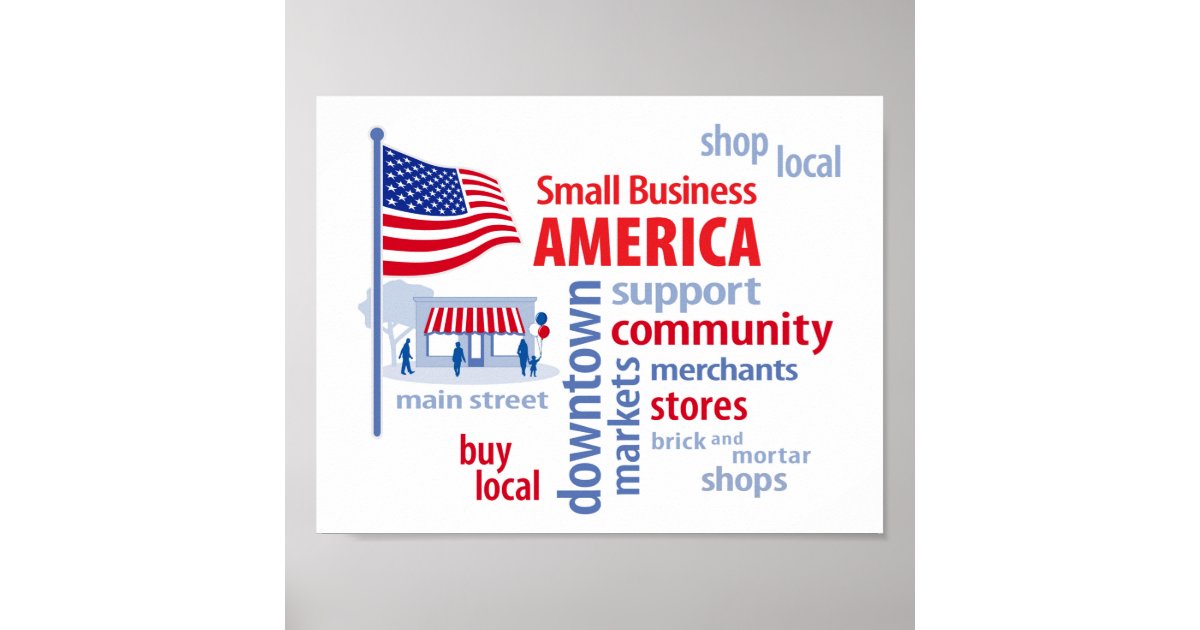 Small Business America Poster | Zazzle