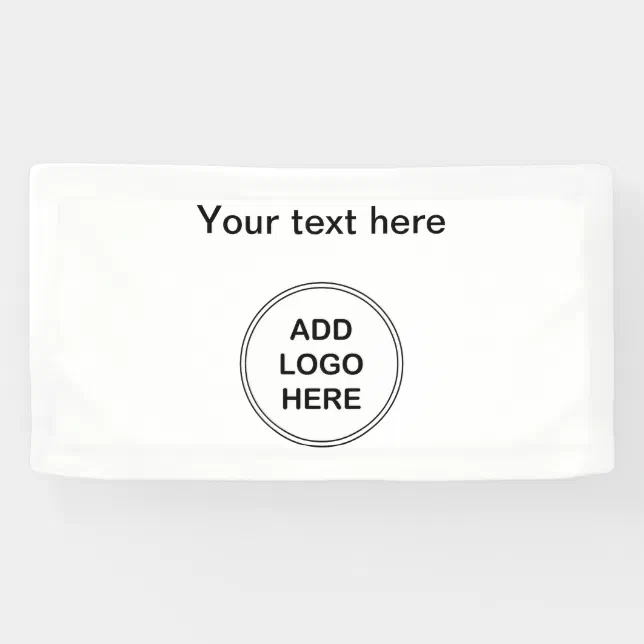 Small Business Logo Banner Custom Template | Zazzle