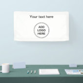 Small Business Logo Banner Custom Template | Zazzle