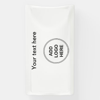 Small Business Logo Banner Custom Template | Zazzle