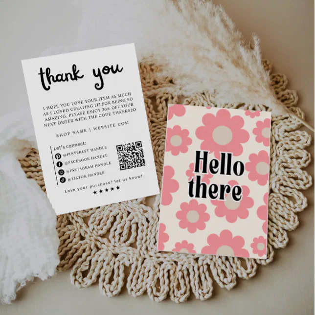 Small Business Package Insert Card | Zazzle