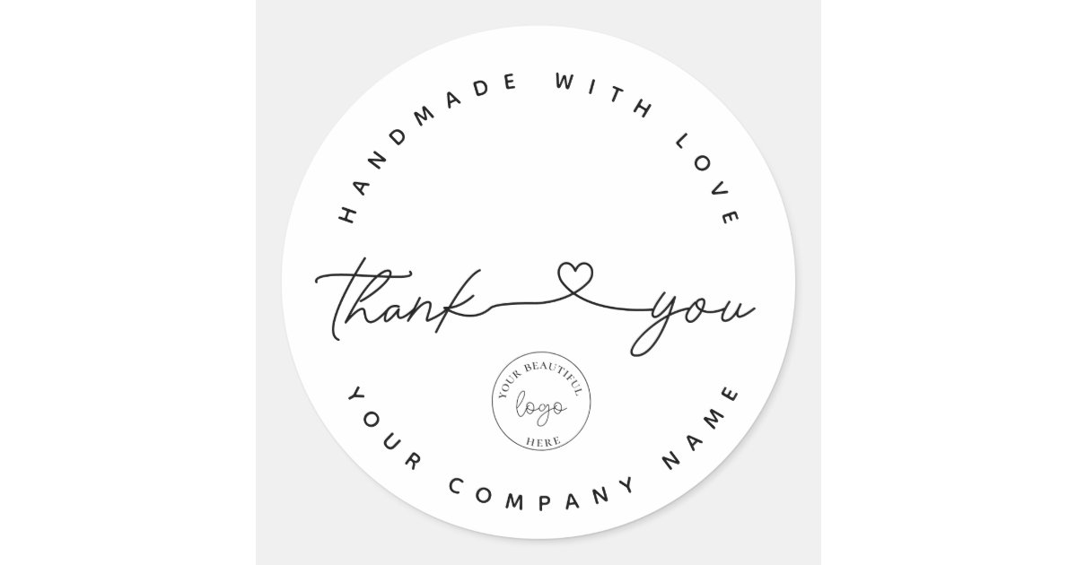 Small Business Round Sticker | Zazzle