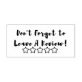 Small Business Stamp: Leave a Review Rubber Stamp | Zazzle