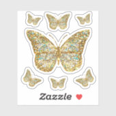 small butterflies sticker | Zazzle