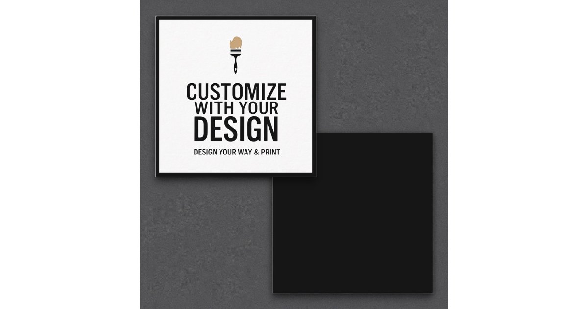 Small Customizable 2.5x2.5" Blank Company Square Business Card | Zazzle