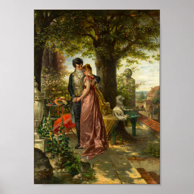 Small Early 19th Century Scene Poster | Zazzle