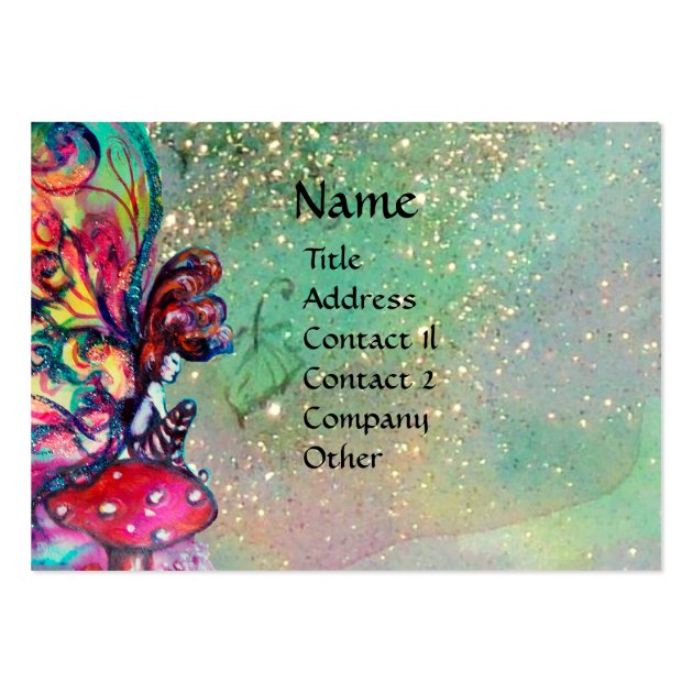 Small Elf of Mushrooms Business Cards