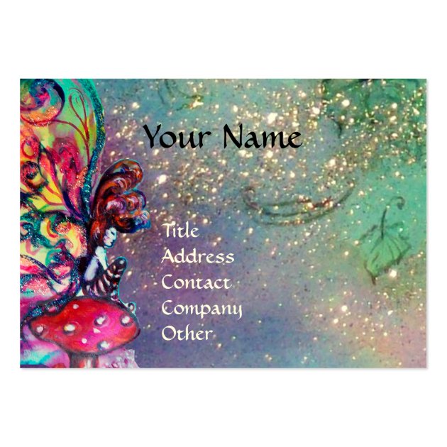 Small Elf of Mushrooms Business Cards