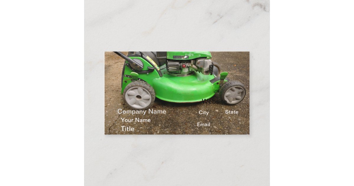 Small Engine Repair Business Business Card | Zazzle