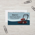 Small Engine Repair Business Card | Zazzle