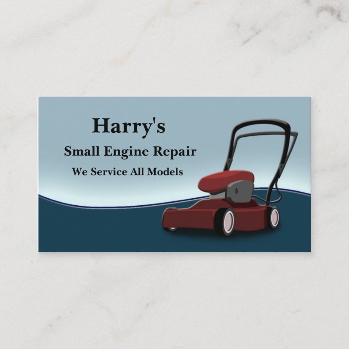 Small Engine Repair Business Card | Zazzle.com