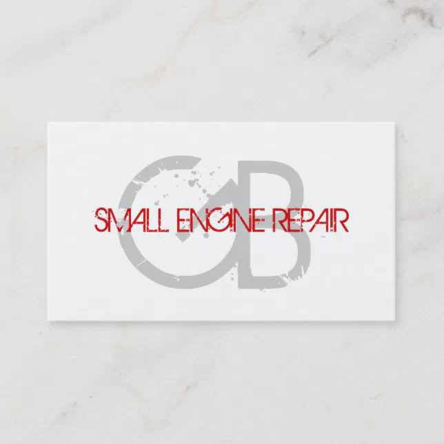 Small Engine Repair Business Cards | Zazzle