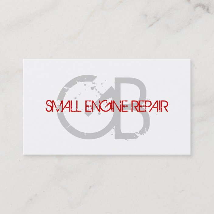 Small Engine Repair Business Cards | Zazzle.com