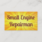 Small Engine Repair Business Card | Zazzle.com