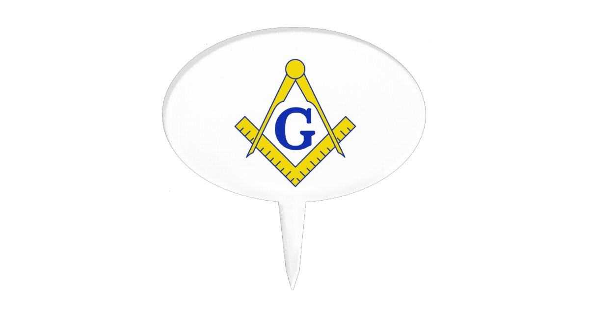 SMALL FREEMASONS CAKE TOPPER | Zazzle