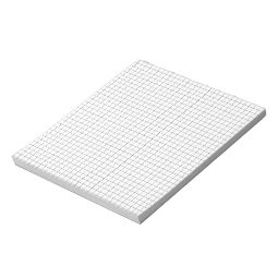 Small Graph Paper Note Pad | Zazzle