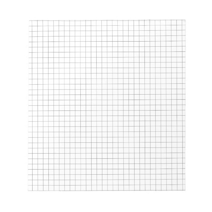 Small Graph Paper Note Pad | Zazzle.com