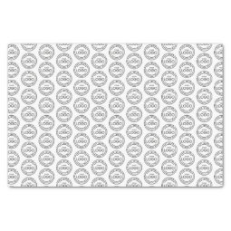 Small Logo Custom Business Tissue Paper | Zazzle