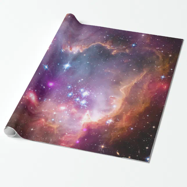 Small Magellanic Cloud Galaxy Space Wrapping Paper | Zazzle