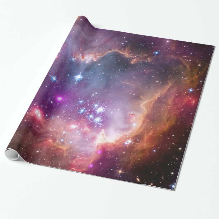 Small Magellanic Cloud Galaxy Space Wrapping Paper | Zazzle.com