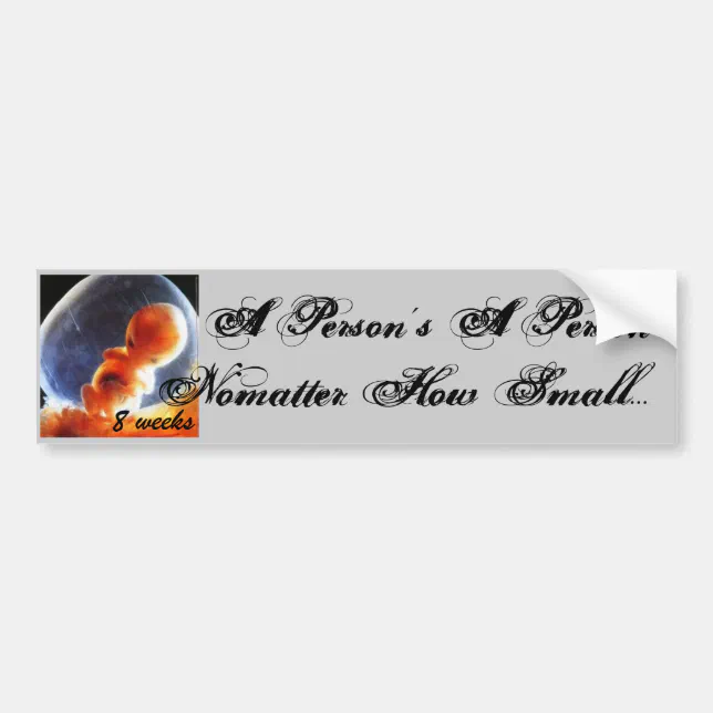 small person.. bumper sticker | Zazzle