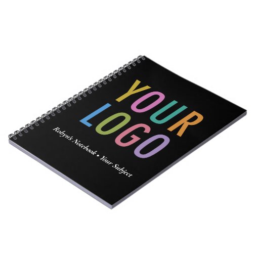 Small Personalized Notebook Custom Business Logo | Zazzle