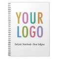 Small Promotional Notebook Company Logo No Minimum | Zazzle