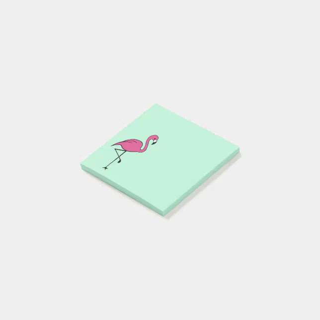 Small Retro Flamingo To Do List Post It Notes | Zazzle