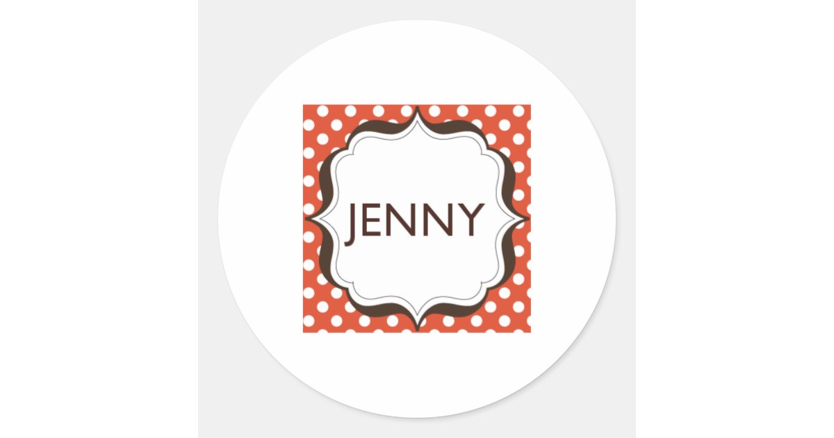 Small Round Stickers - logo centered | Zazzle