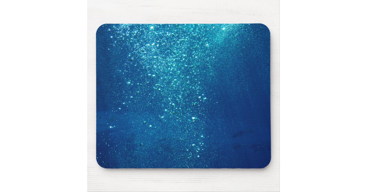 Small Underwater Bubbles Mouse Pad | Zazzle