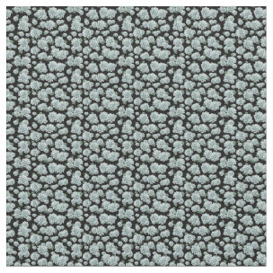 Smaller Repeat Pattern Succulents on White Fabric | Zazzle