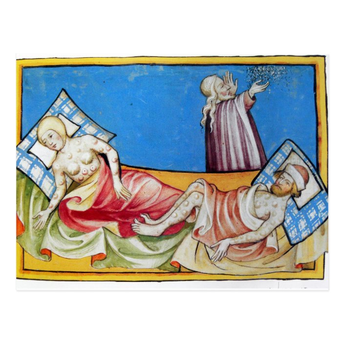 Smallpox in the Middle Ages Postcard | Zazzle.com