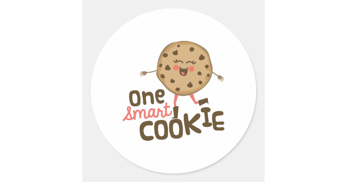 Smart Cookie Classic Round Sticker | Zazzle