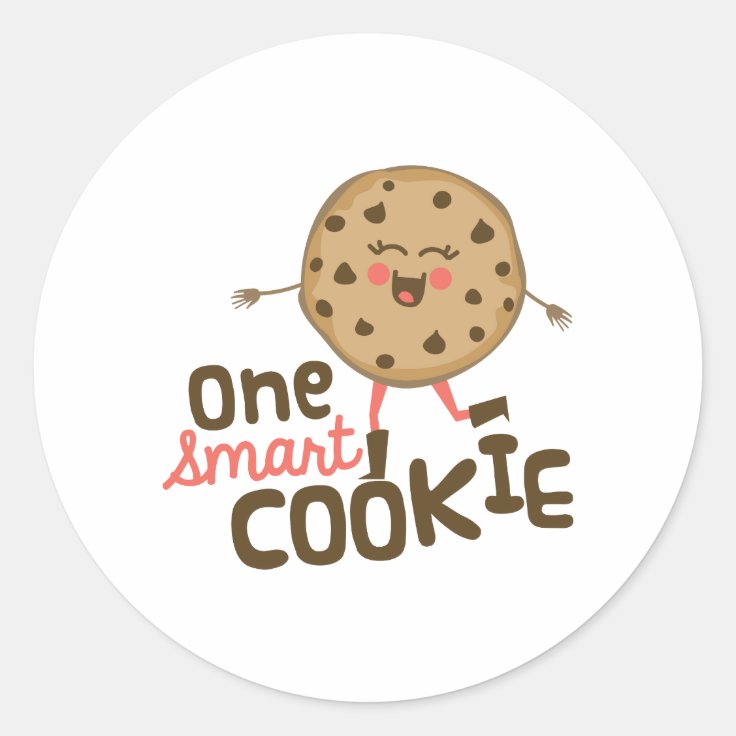 Smart Cookie Classic Round Sticker | Zazzle