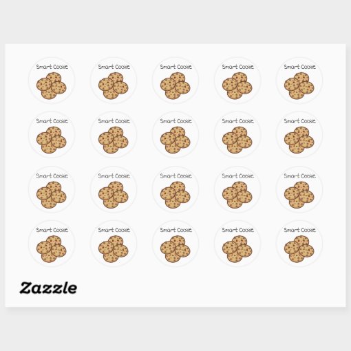 Smart Cookie Classic Round Sticker | Zazzle