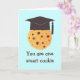 Smart Cookie Graduation Greeting Card | Zazzle